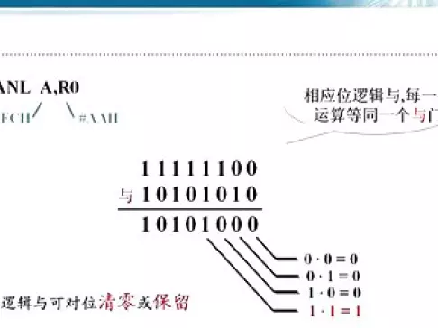《新编计算机基础教程》4.4逻辑运算指令
