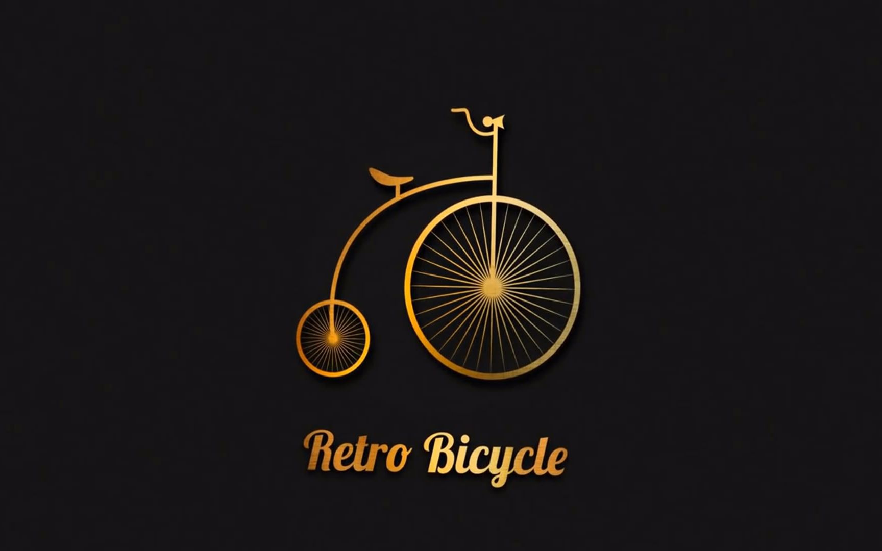 Illustrato复古自行车标志设计