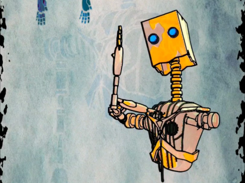 Keep fighting #Blender3D+2D蜡笔动画及合成#机器人