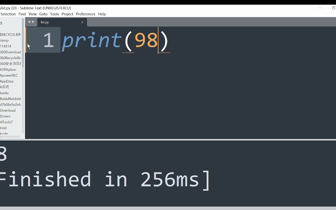 Sublime Text如何运行