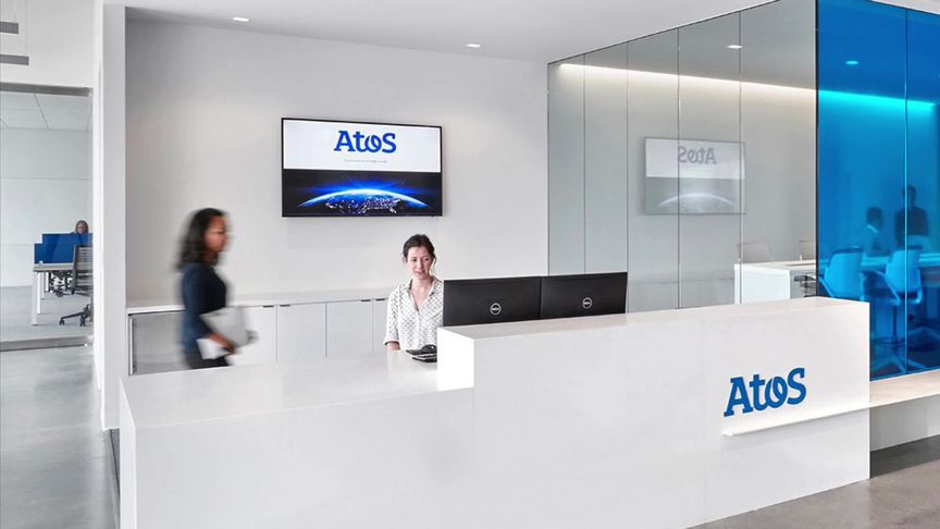 #atos 咨询/IT服务 #办公设计 #办公室设计 #办公空间设计