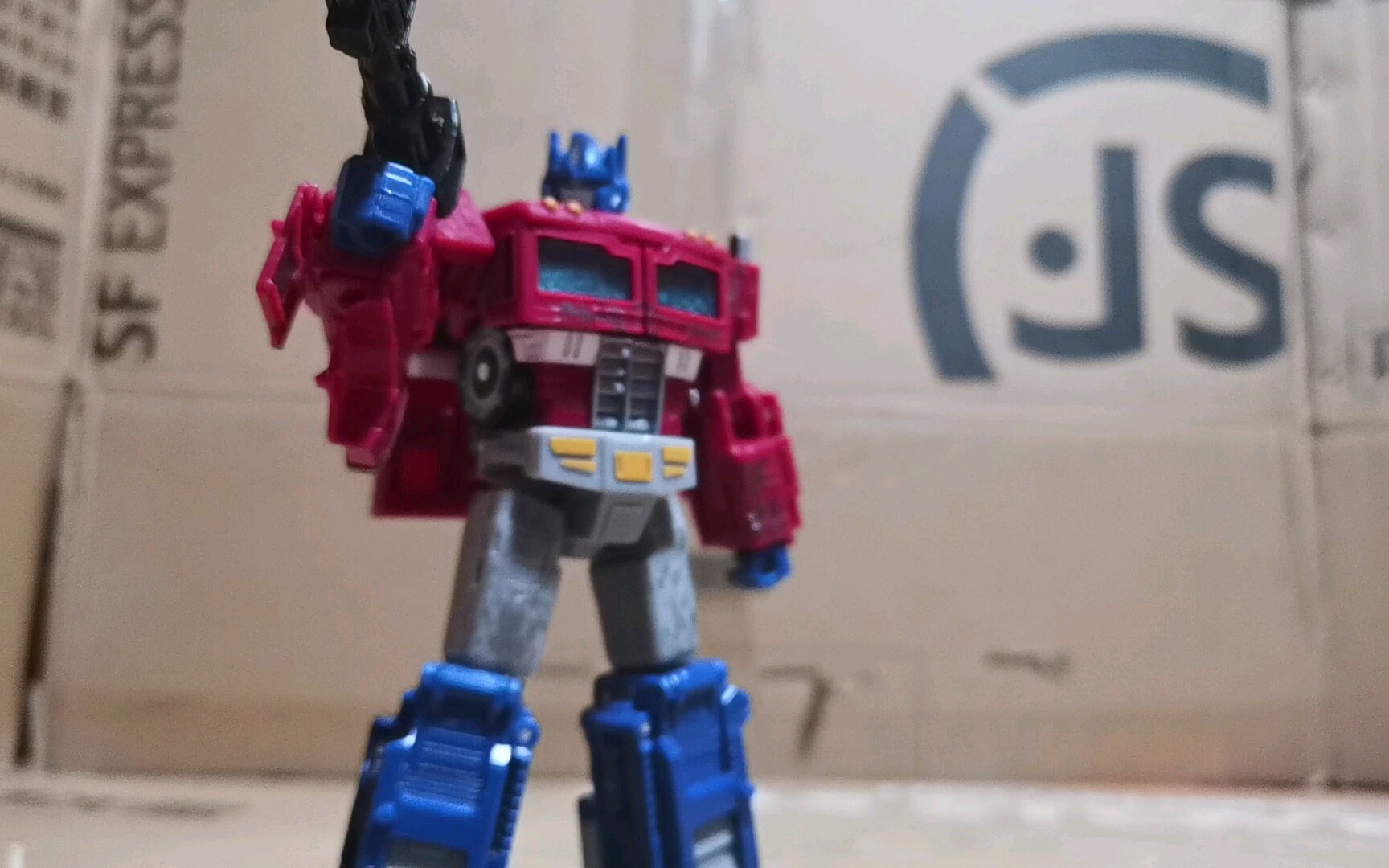 变形金刚围城擎天柱定格动画【大队长的定格动画】《变形工作室》...