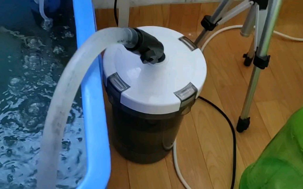 清洗用了一个月的过滤器