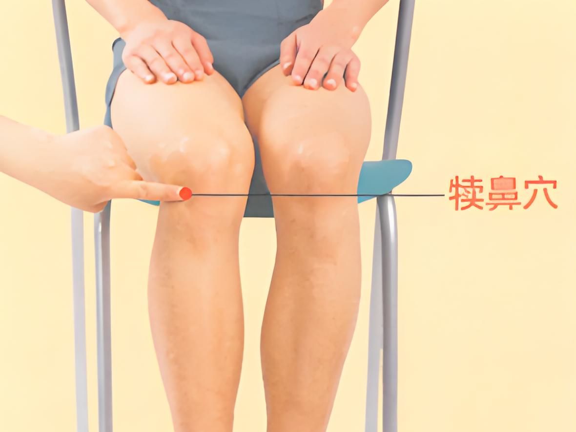 47、足阳明胃经 — 犊鼻穴 — 治疗膝盖疼痛