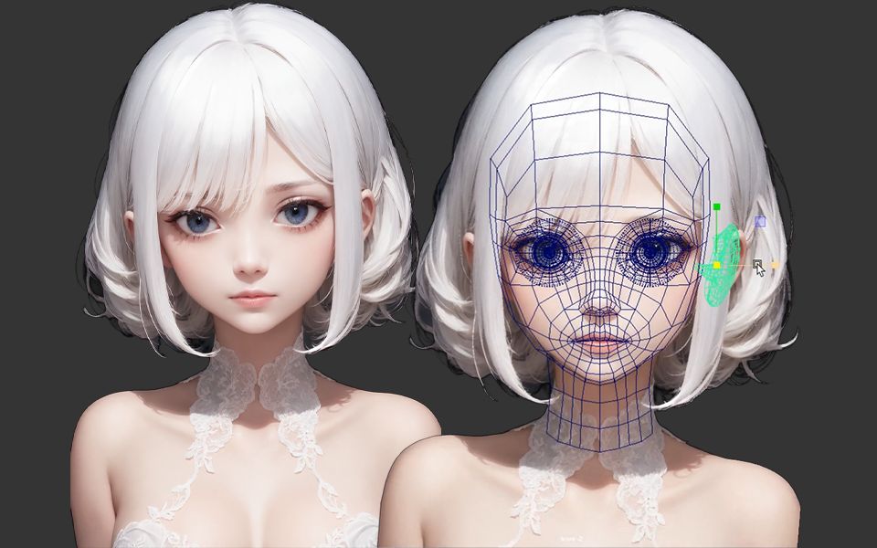 【MAYA人物建模】从拉box开始制作,洋娃娃人物模型,maya零基础角色...