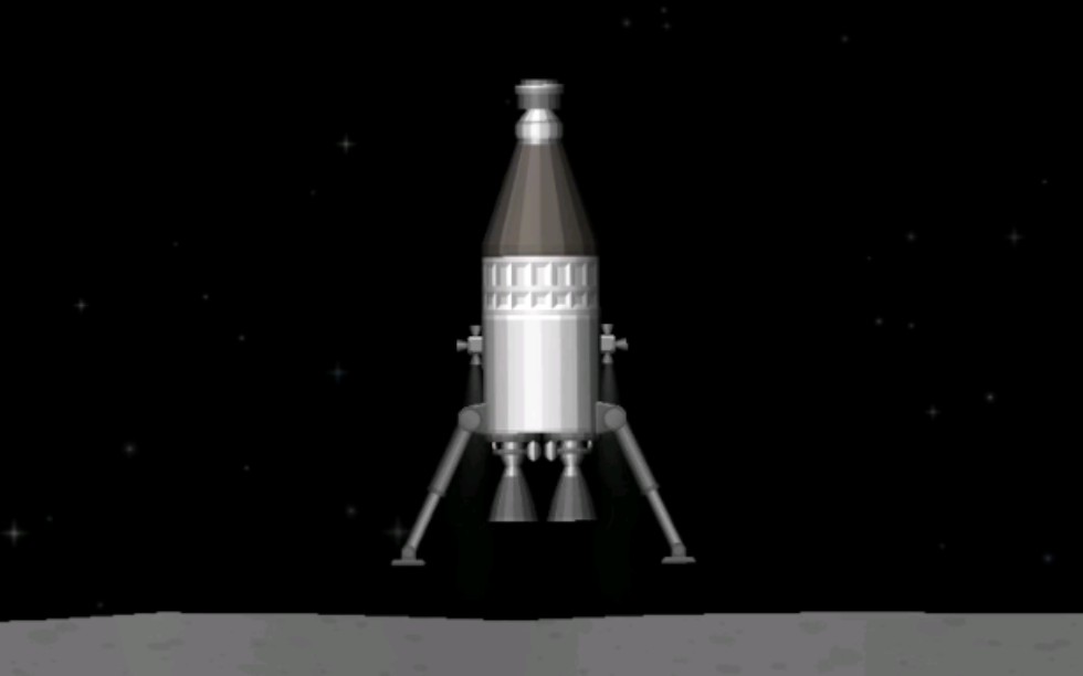 [航天模拟器]新型登月火箭测试