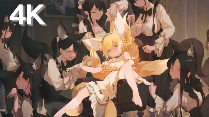 【明日方舟】把宝藏画师的画做成动态壁纸会有多惊艳?