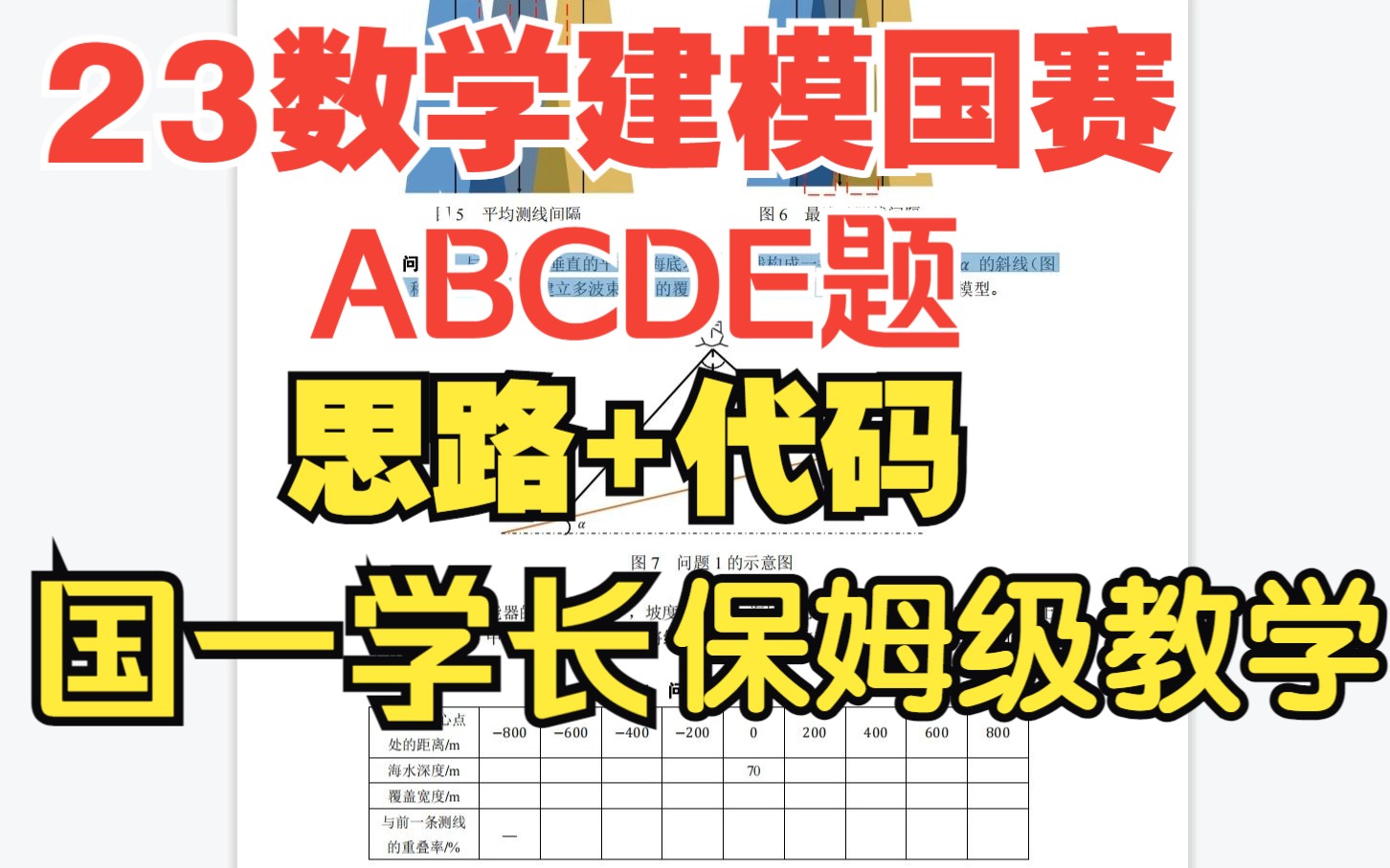 23数学建模国赛ABC题【思路+代码+论文】全保姆教程.mp4