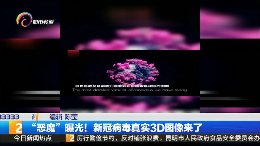 “恶魔”曝光！新冠病毒真实3D图像来了