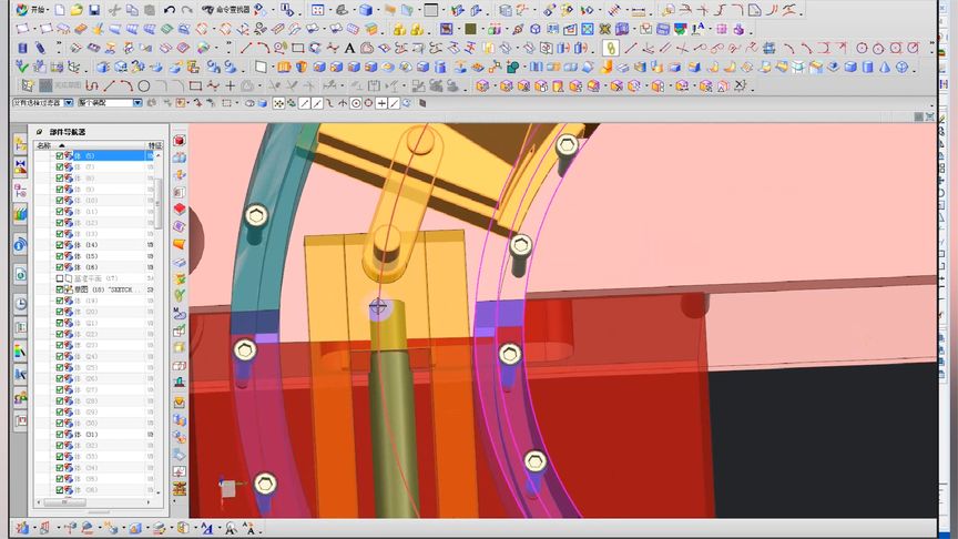 UG模具设计旋转抽结构