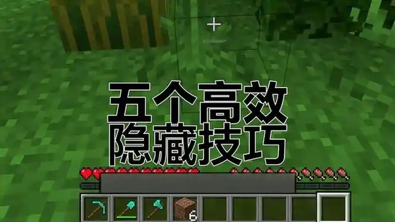 我的世界:5个实用隐藏技巧,提升生存效率
