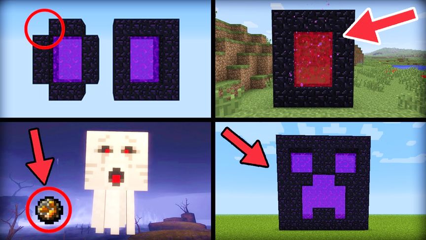 我的世界:10件你不知道的下界传送门,视频教学