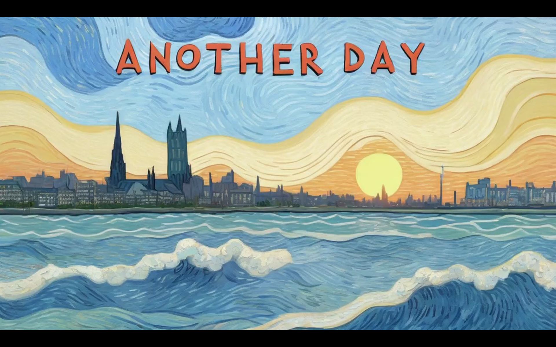 用梵高的画风打开一个人平凡无奇的一天:AnimateDiff动画