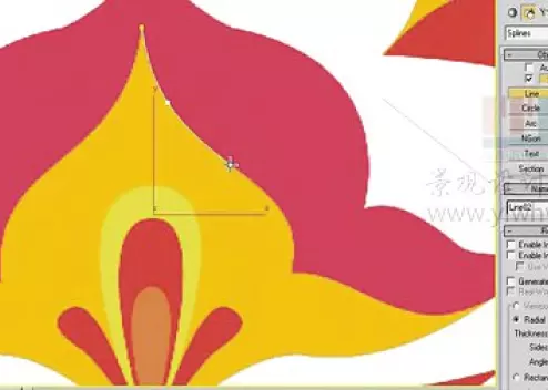 园林景观设计3dmax基础学习教程 线条绘制