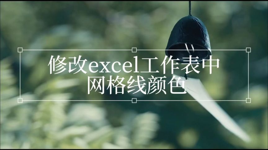 Excel小技巧:你知道吗?网格线除了能改颜色,还能不显示出来哦