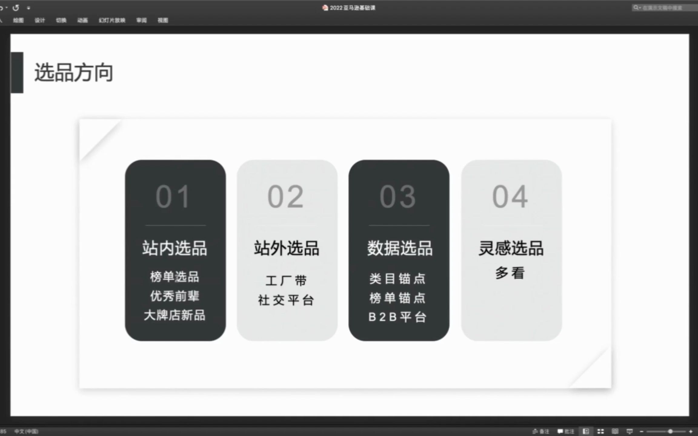 【122】亚马逊站内怎么选品?