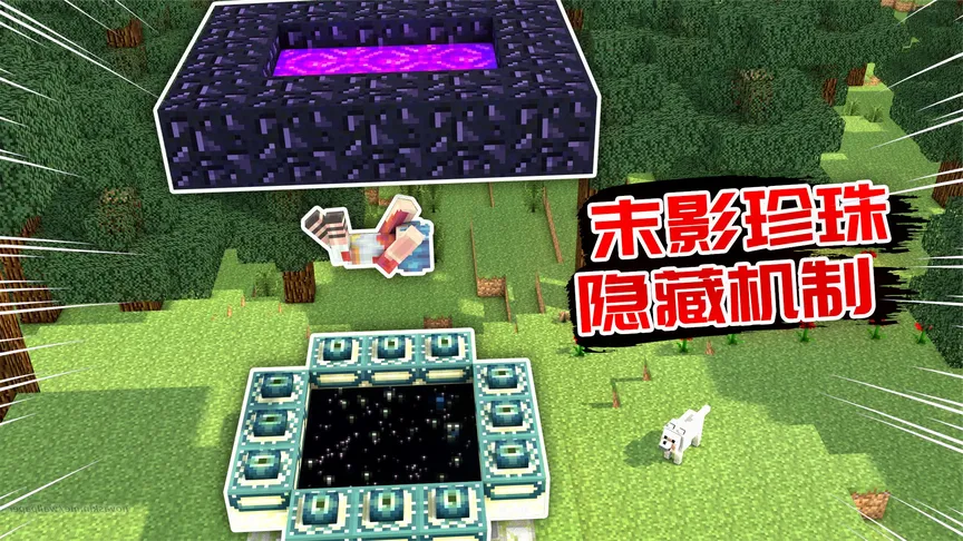 我的世界:末影珍珠隐藏的机制?传送不同空间不同效果!