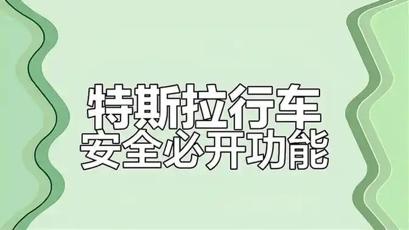 特斯拉安全设置全解析,关键时刻救命!