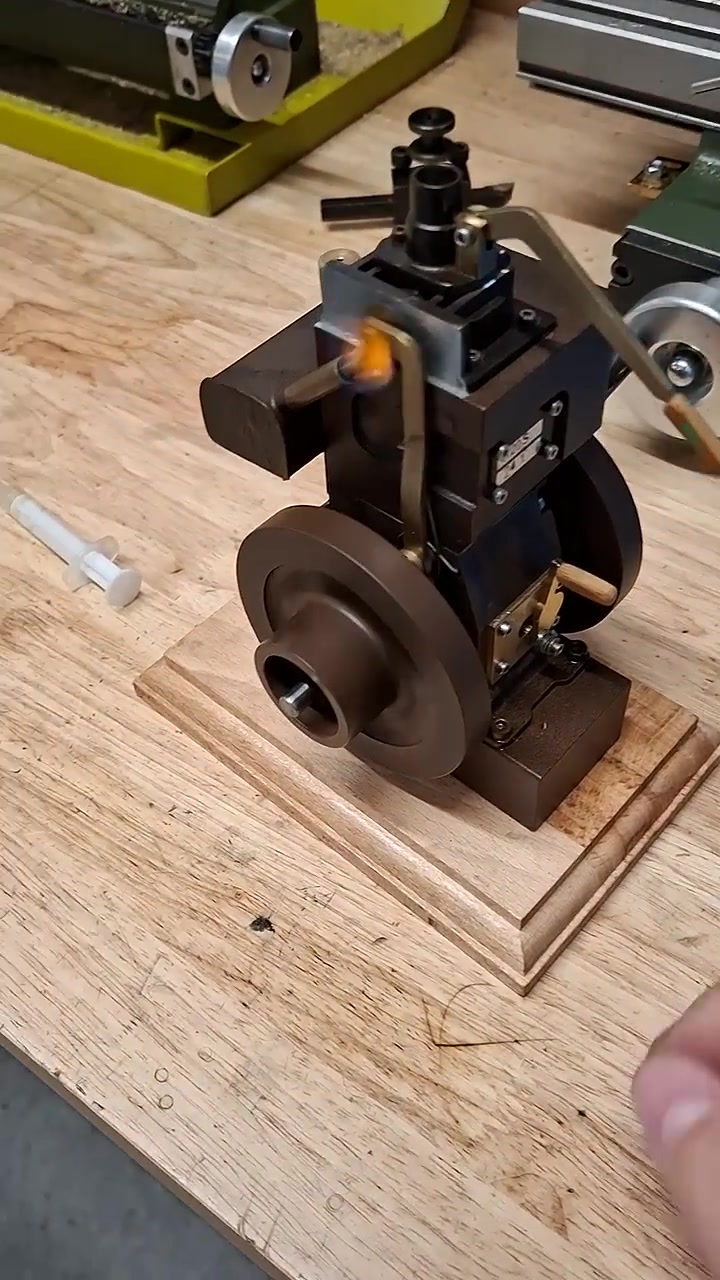 斯特林发动机模型#制作过程 #模型玩具 #斯特林 #发动机#蒸汽机