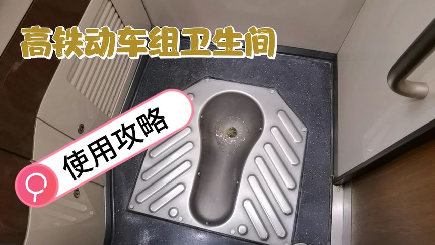 北京丰台开往石家庄G6739次复兴号,高铁动车卫生间正确使用攻略