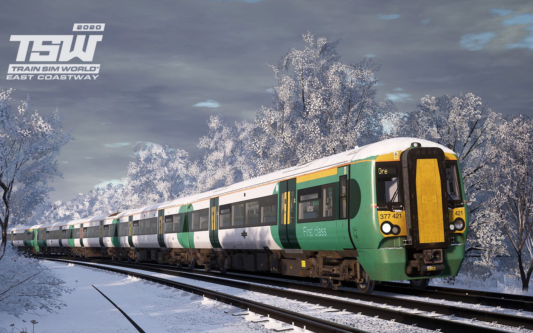 火车模拟世界2020 - 东部海岸线 #6:探访西福德支线 冬季的2C15次...