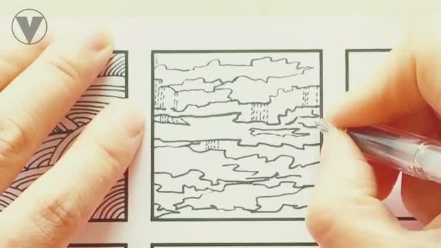 绘画-史上最全线条画法!