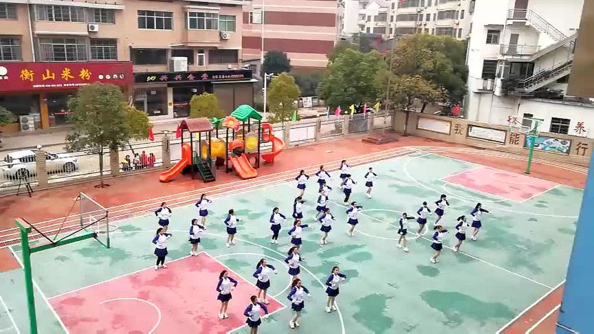 衡山县博雅学校汇报演出～教师舞蹈《一带一路,青春永驻》