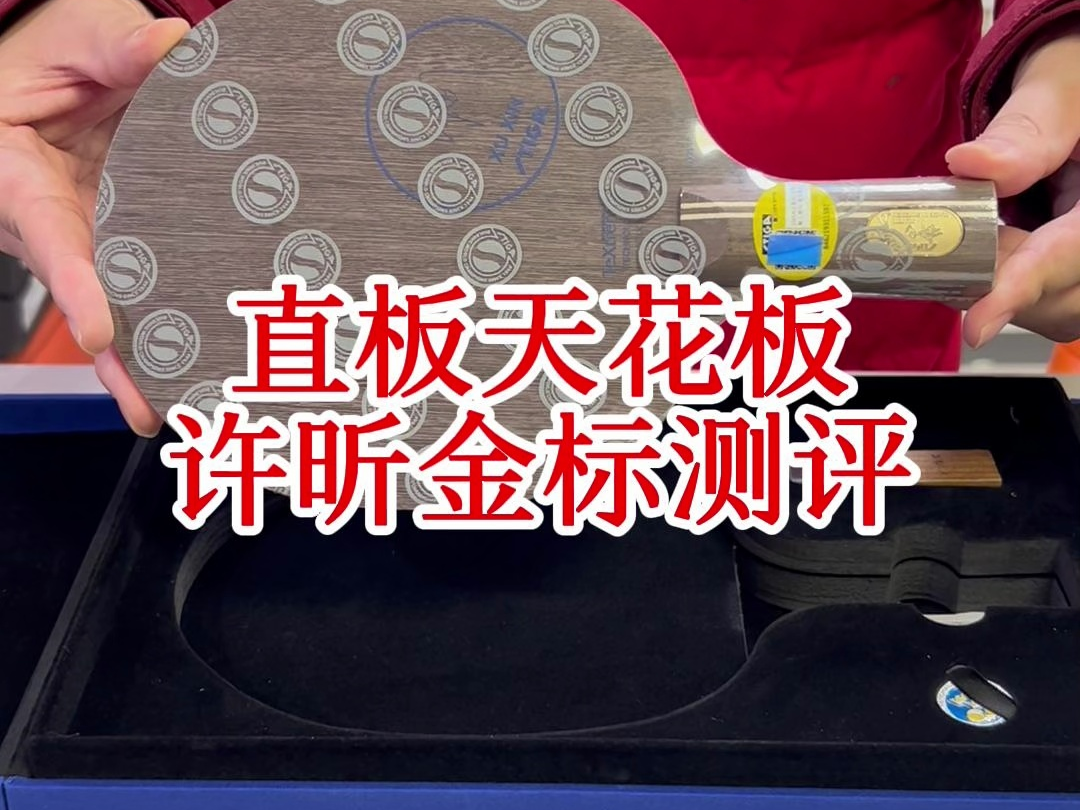 斯帝卡许昕金标乒乓球底板测评