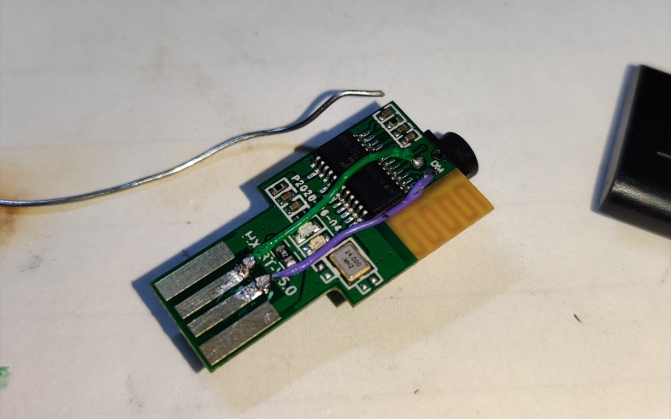 「开箱评测」修复全网最便宜蓝牙发射器左右声道反转