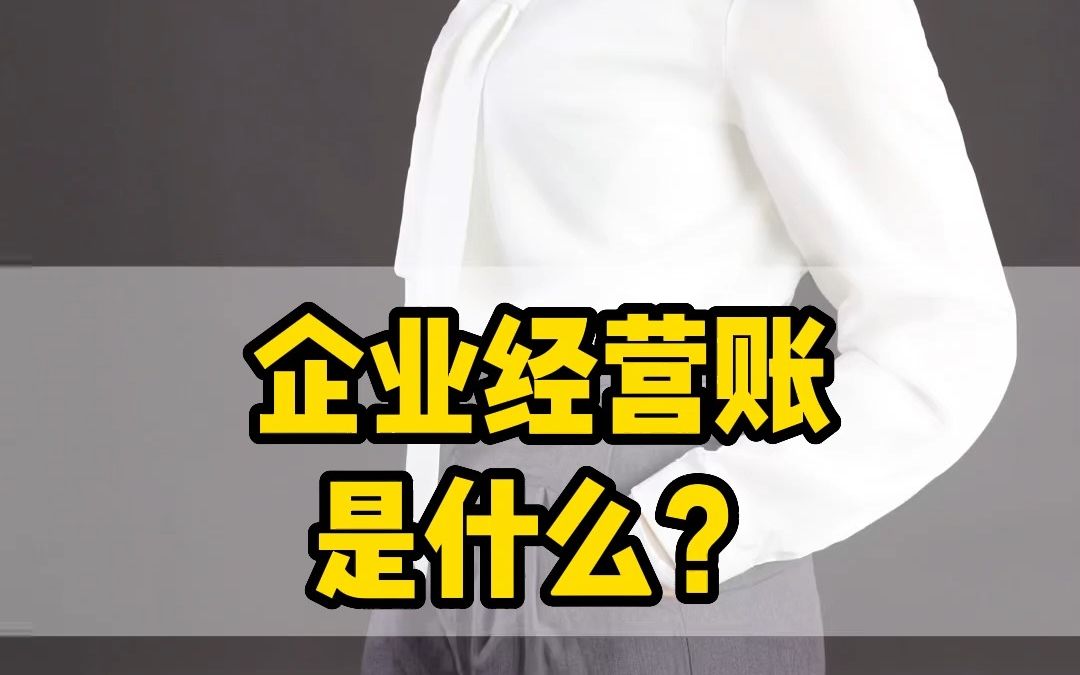 企业经营账是什么?