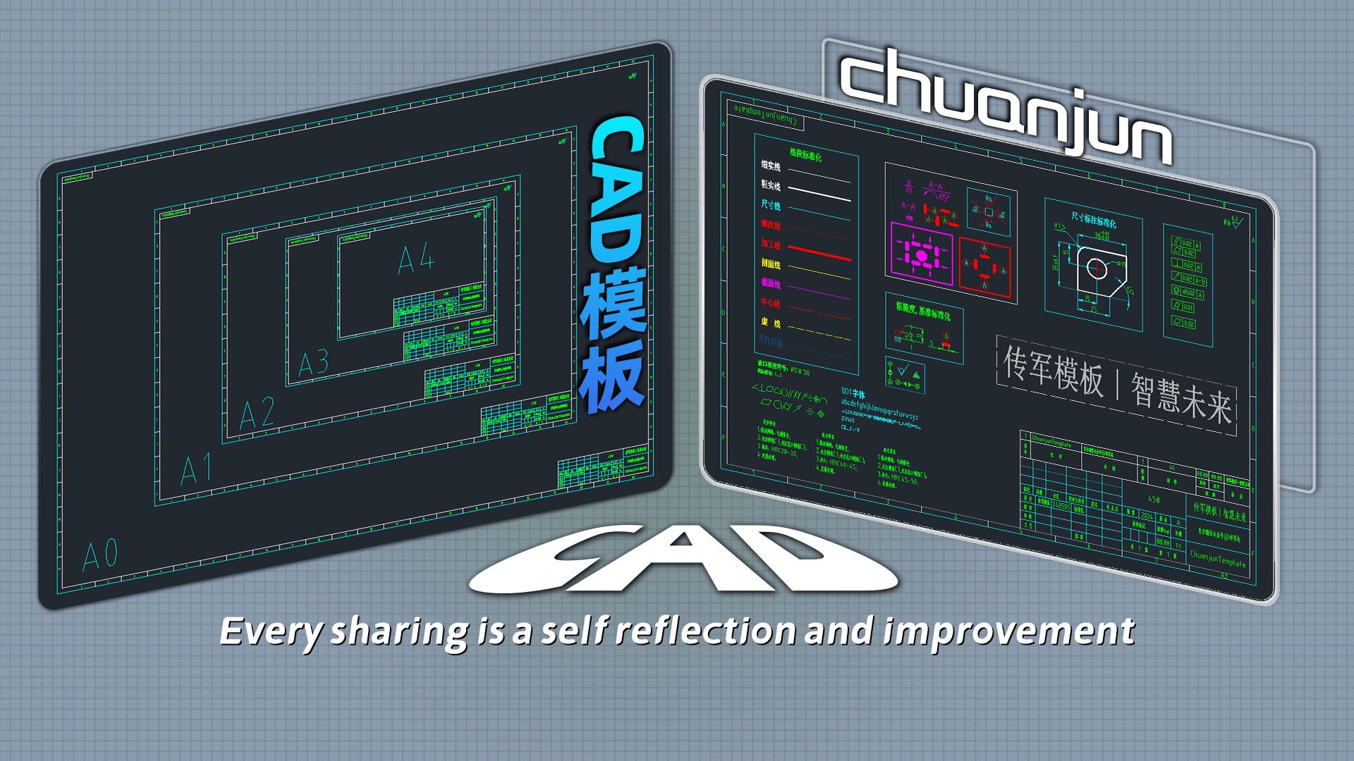 传军CAD模板简介,你值得拥有!