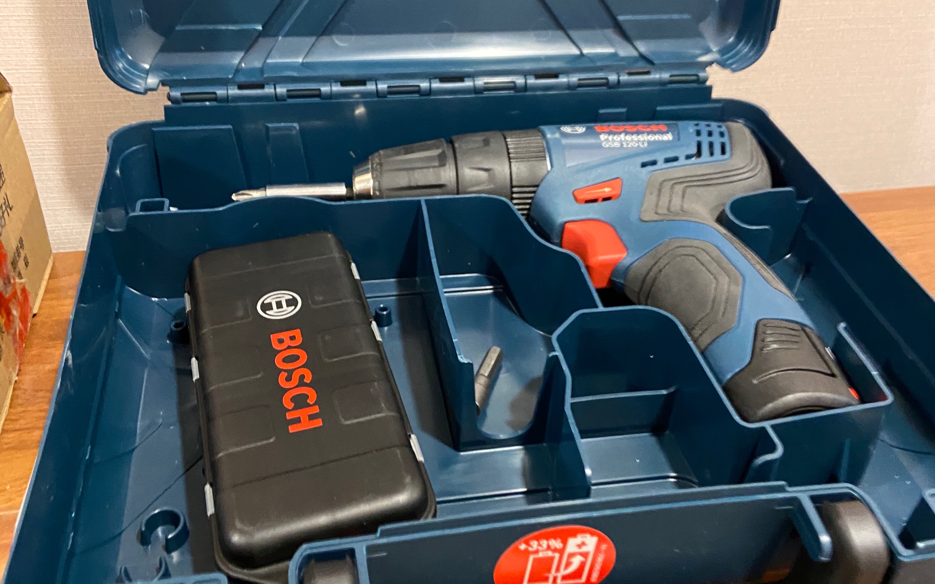 博世电钻 GSB120-LI 开箱