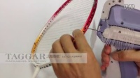 (上海藤格)快速穿环形套索胶针标签枪-打体育用品吊牌-操作演示
