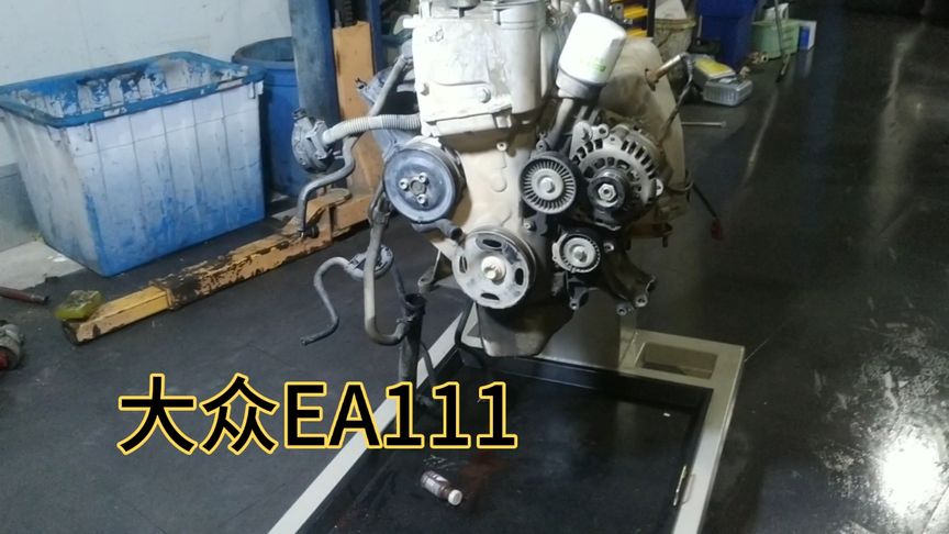 大众朗逸EA111发动机烧机油,介绍通病以及发动机的外部情况!