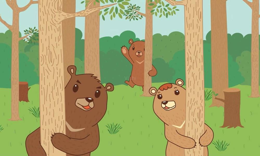 日语版三只小熊,歌曲学习,动画视频教学