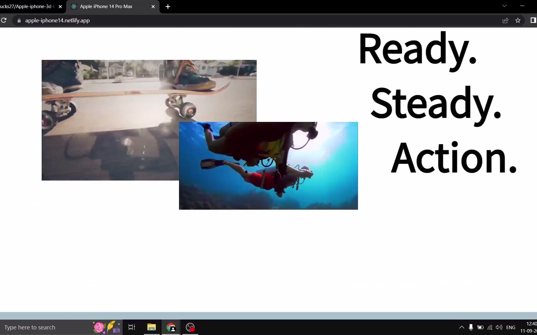 【Web】苹果官网登录页滑动效果 [ ThreeJS + ReactJS ]