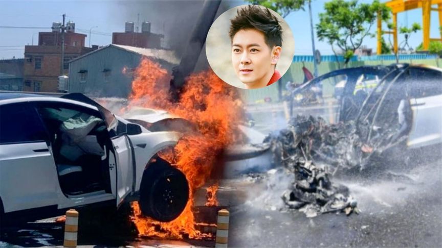 躲过了岁月却躲不过特斯拉!林志颖开特斯拉撞车起火疑毁容!