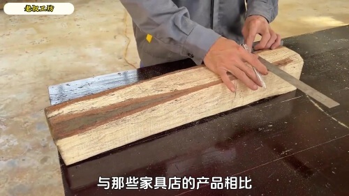 如何制作实木餐桌,小伙用木料制作了一张高级的实木餐桌过程简单