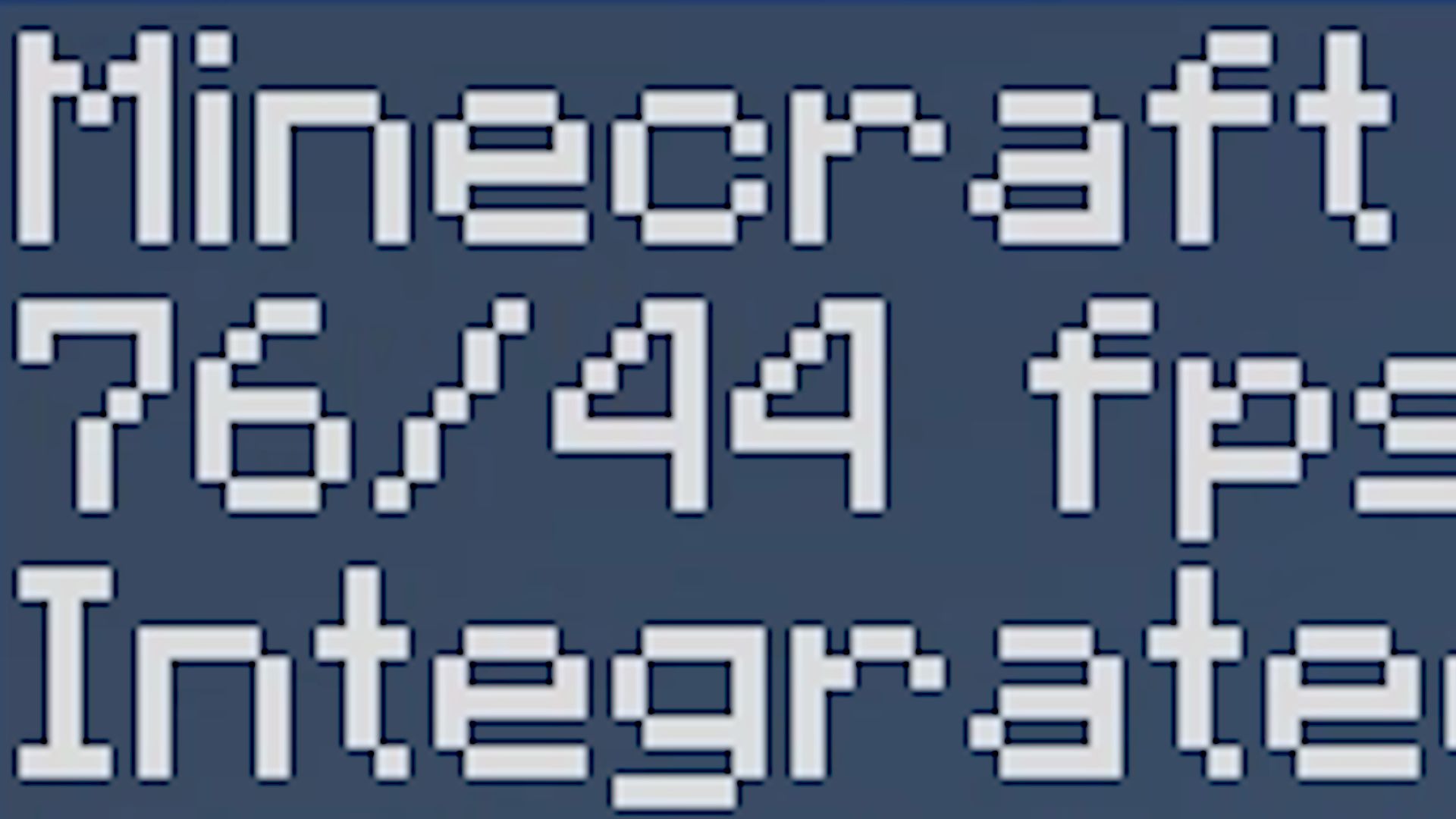 【Minecraft】——帧数太低?是你渲染精细度没调好--渲染精细度调多少...