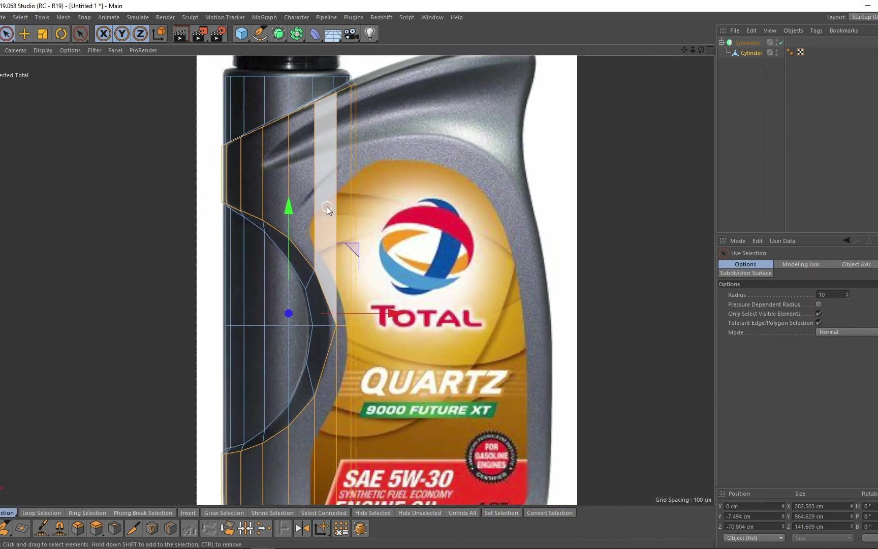3D Modeling Tutorial Cinema 4D Modeling polygonpen