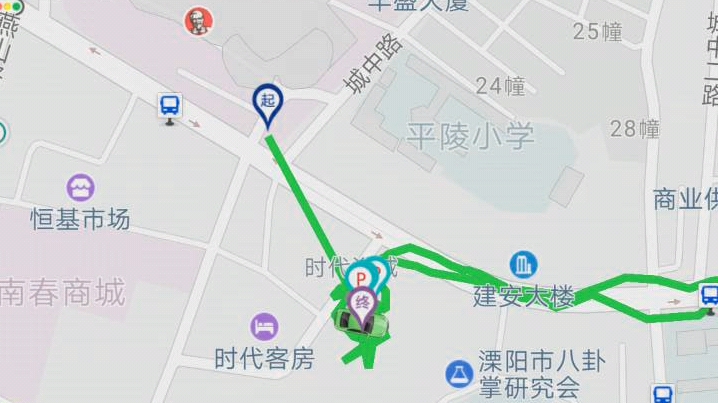 当你用GPS记录下在学校的一天的运动轨迹是多么的有趣