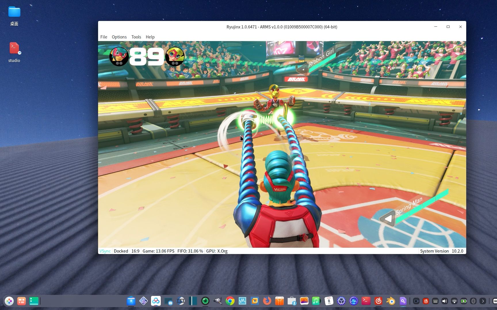 深度linux中ryujinx模拟器运行switch游戏还好吗?