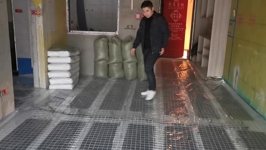 暖先森石墨烯地暖五天两套安装完成,全面检测后的视察一波