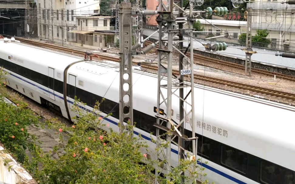 ...广深铁路|D3651次|南宁东站-福州南站|CRH1A-A型|东莞南站出站