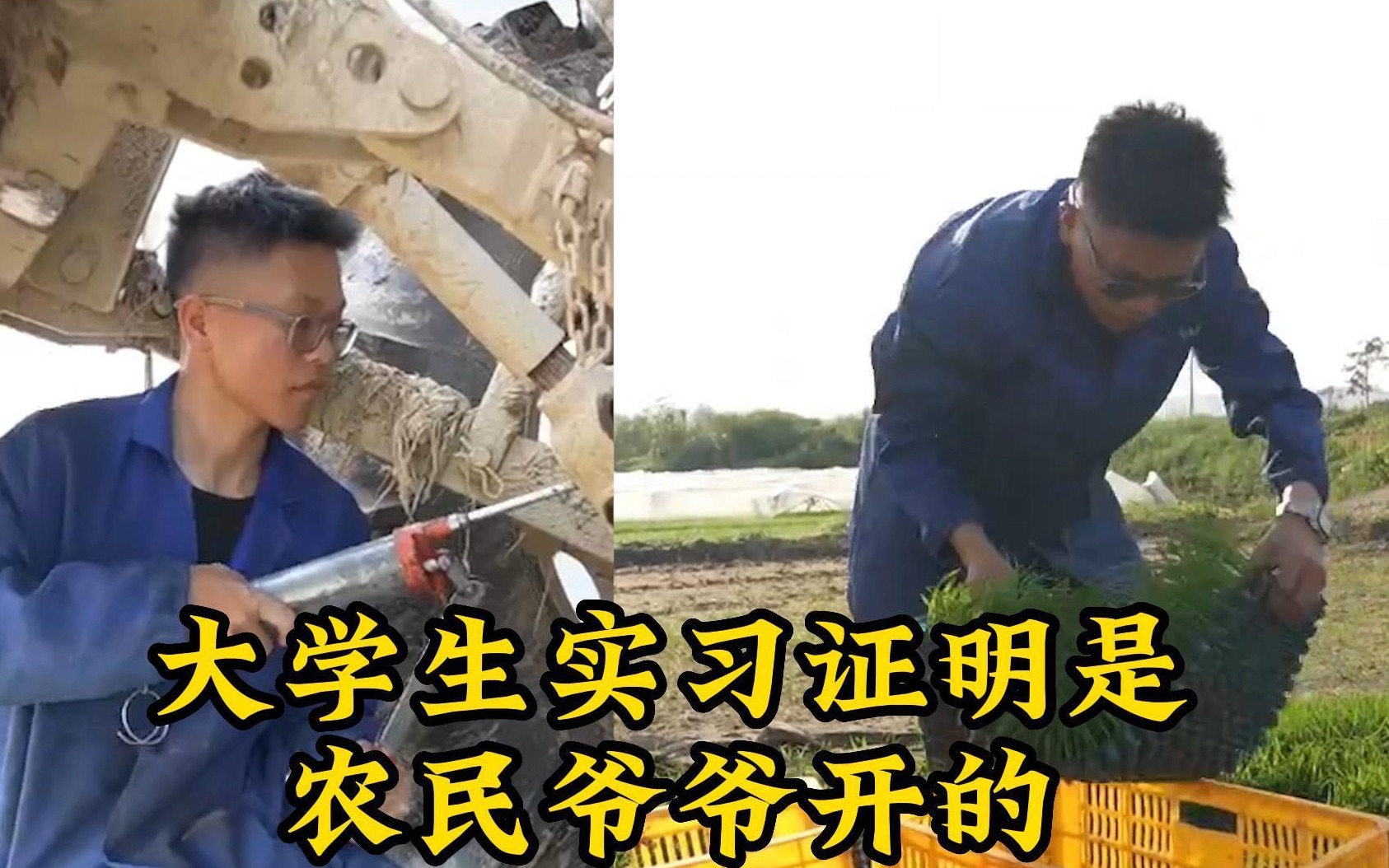 【我在村里上班】大学生实习证明是农民爷爷开的