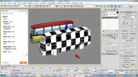 3Dmax游戏建模型教程MAYA bodypaint-公交车模型分UV