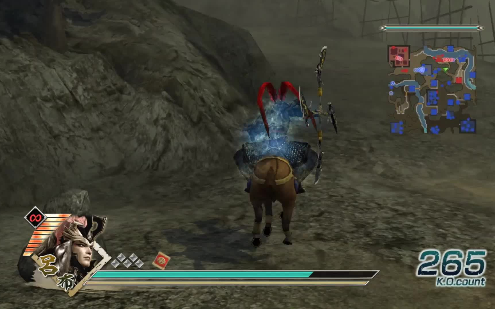 【真三国无双5】吕布成都压制战修罗模式0无双0特技全战功通关