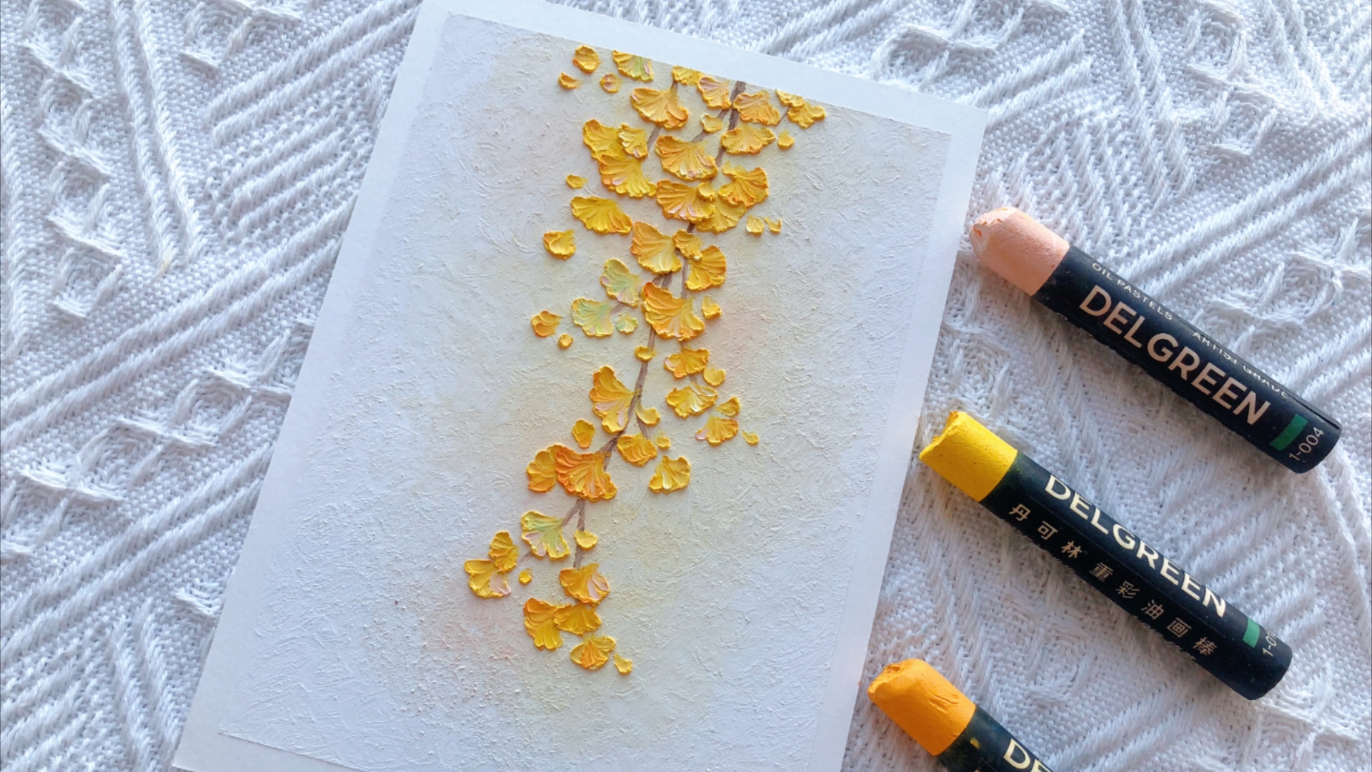 【油画棒】沉浸式教程～金秋银杏～