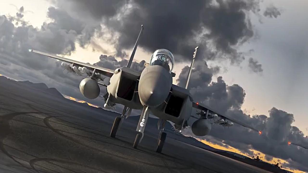 超清!全新改进型F-15EX战斗机视频!