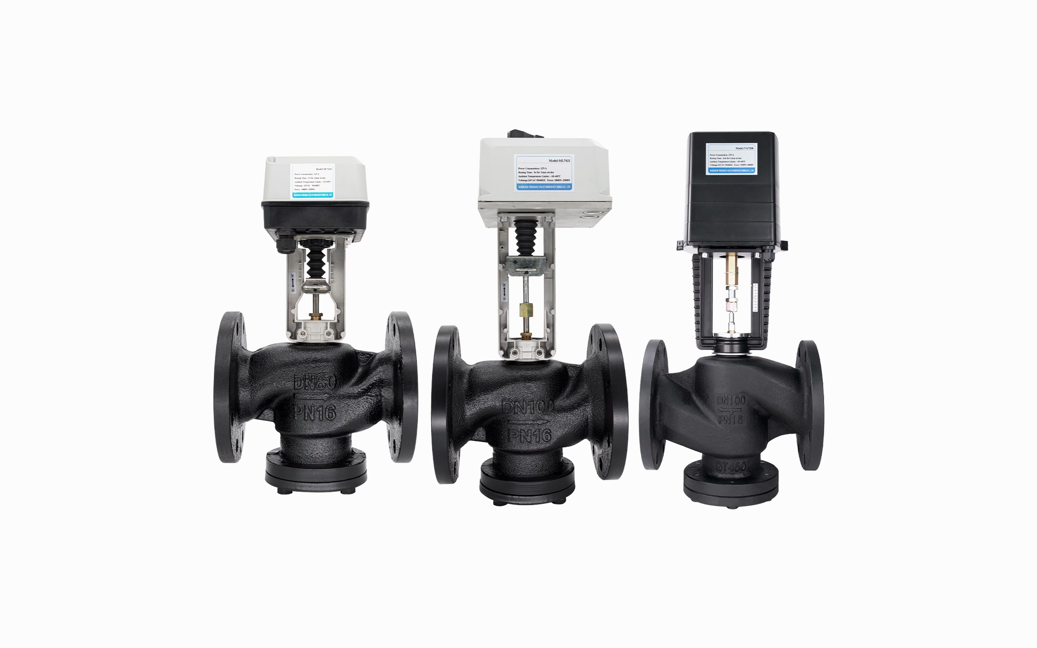 ...电动二通阀电动三通阀比例积分调节阀空调暖通系统用西门子...